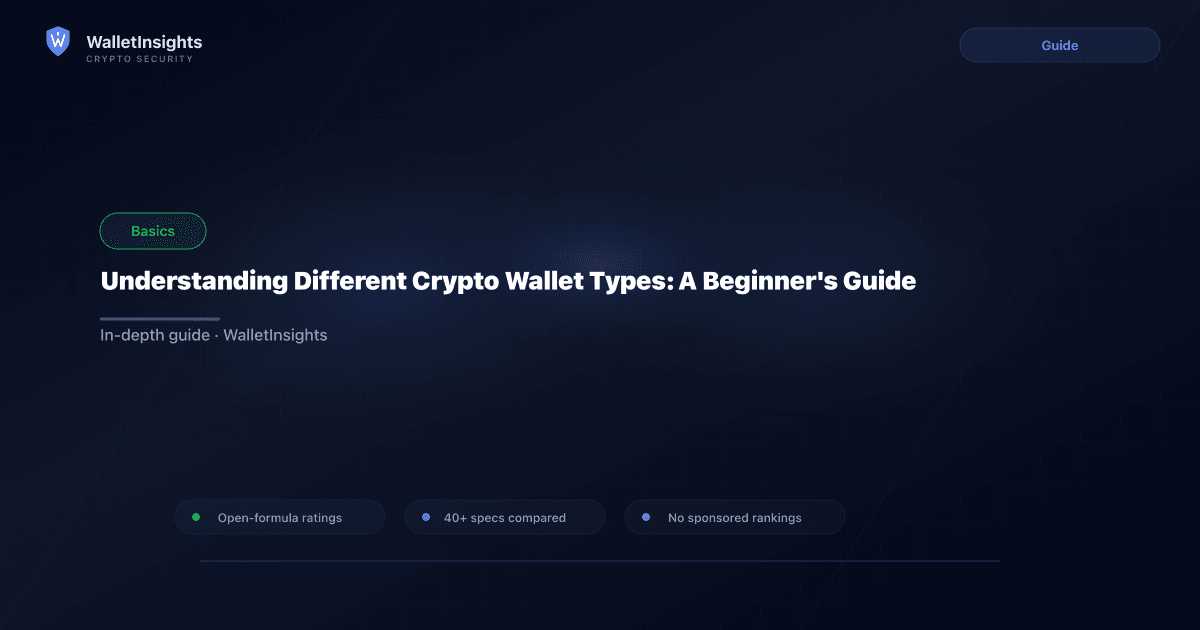 Crypto Wallet Types Explained: Guide for Beginners 2026